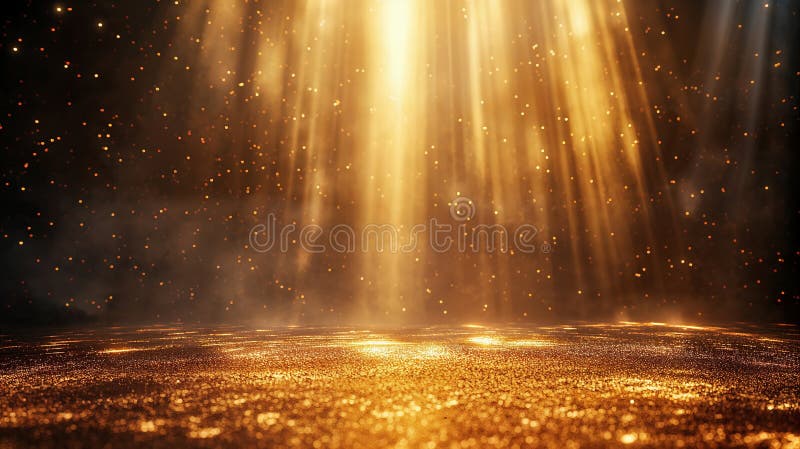 Golden Light Rays Isolated stock photo. Image of confetti - 326232426
