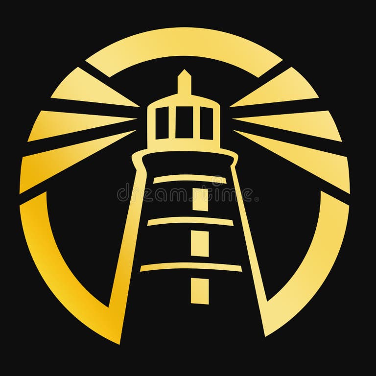 Gold Lighthouse Stock Illustrations – 1,293 Gold Lighthouse Stock ...