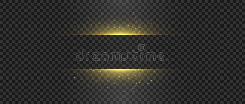 Golden Lights and Sparks. Gold Flash Sparkle Stock Vector ...