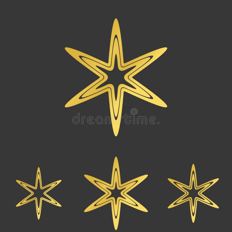 Six Star Logo Stock Illustrations – 740 Six Star Logo Stock ...