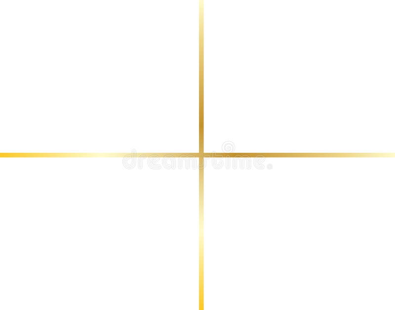 Golden Line on White Background Stock Vector - Illustration of symbol ...