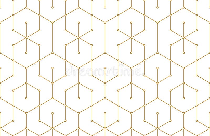 Golden Lines Seamless Pattern Stock Vector - Illustration of diamond ...
