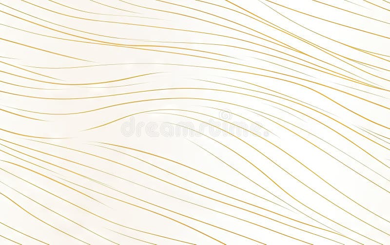 Golden Lines Seamless Pattern on a White Background. Fabric and Print ...