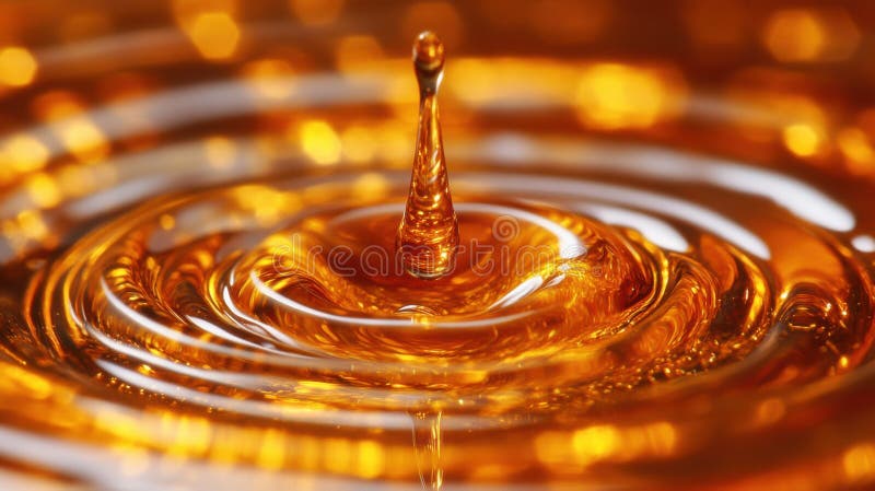 Pure Water Flowing Over Greenery Stock Image - Image of abstract ...