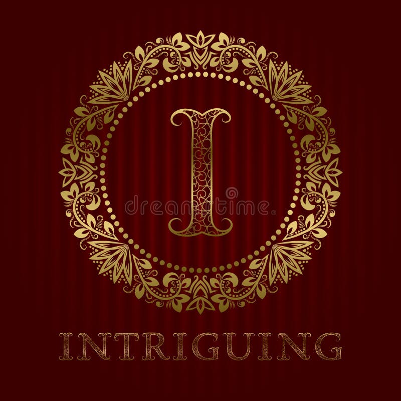 Golden Logo Template for Intriguing Boutique Stock Vector ...