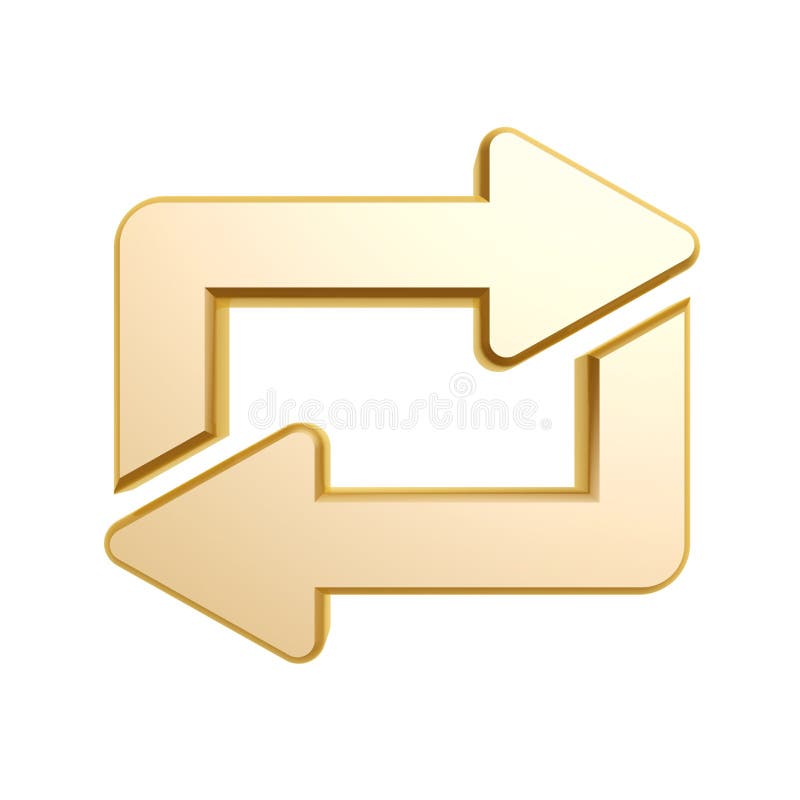 Golden Play Buttons For Game Ui Stock Vector - Illustration of launch ...