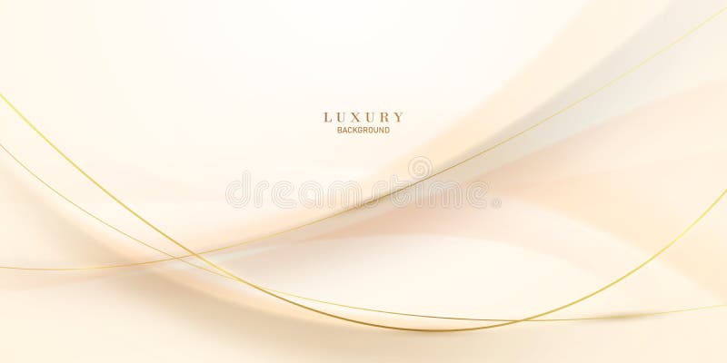 Luxury Background Design with Beautiful Golden Lines Vector ...