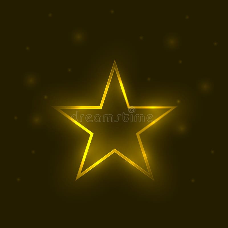 Golden magic star stock vector. Illustration of christmas - 84281616