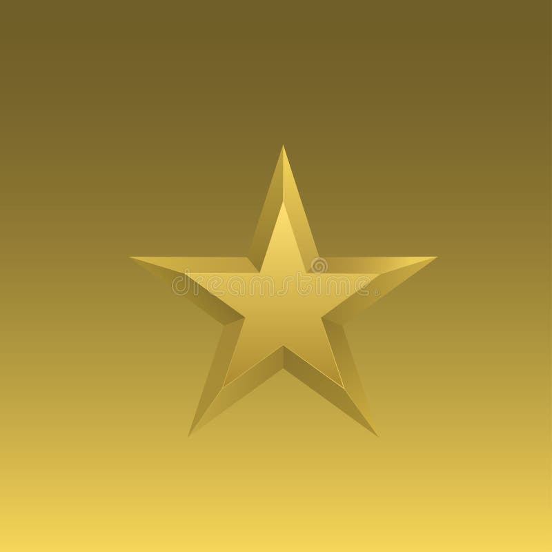 Golden magic star stock vector. Illustration of excellent - 86018204