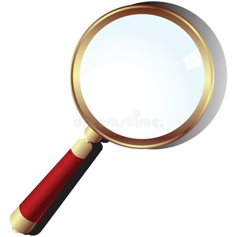 Magnifying Glass stock vector. Illustration of artwork - 12562787