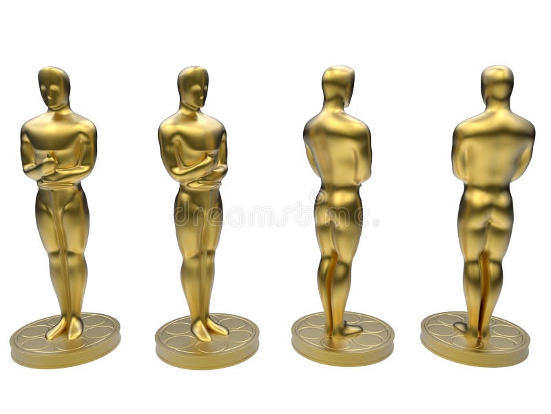Golden man award editorial stock photo. Illustration of gold - 70046703