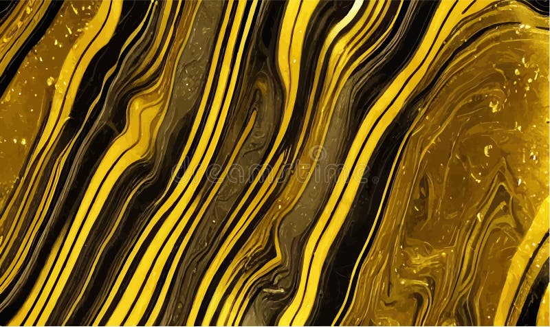 Golden Marble Texture with Many Contrasting Textures.Vector Stock ...