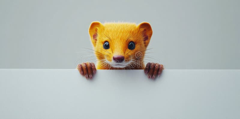 A Golden Marten with an Adorable Face and Inquisitive Look is Captured ...
