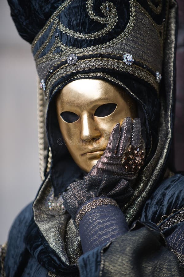 Golden mask stock image. Image of abstract, banquet, gras - 8356989