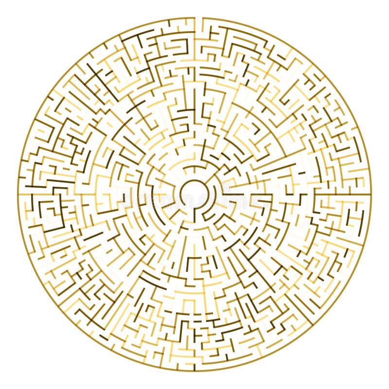 Maze. Vector Illustration of Labyrinth Stock Vector - Illustration of ...
