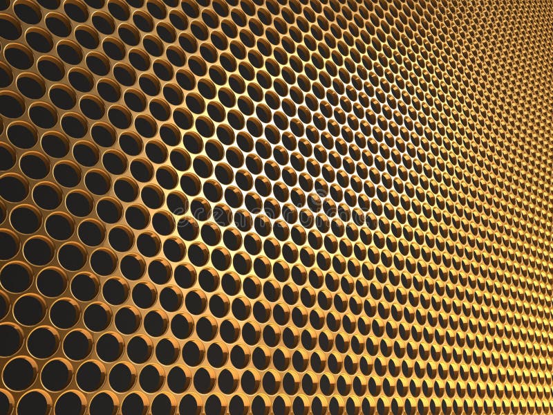 Golden Mesh stock illustration. Illustration of backgrounds - 11838672