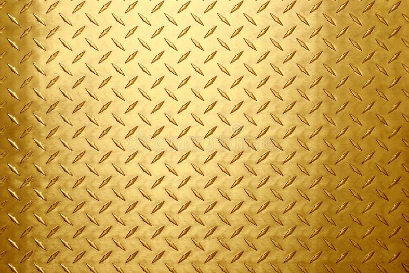 Golden Metal Texture with Diamond Pattern. Gold Background Stock Image ...