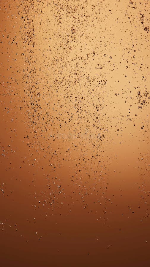 Golden Metallic Background Displaying Scattered Particles of Various ...