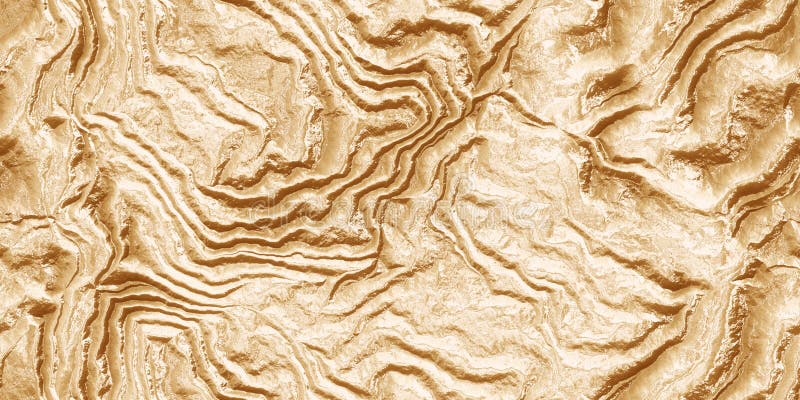 Melted Gold Metal Texture. Seamless Golden Pattern Stock Illustration ...