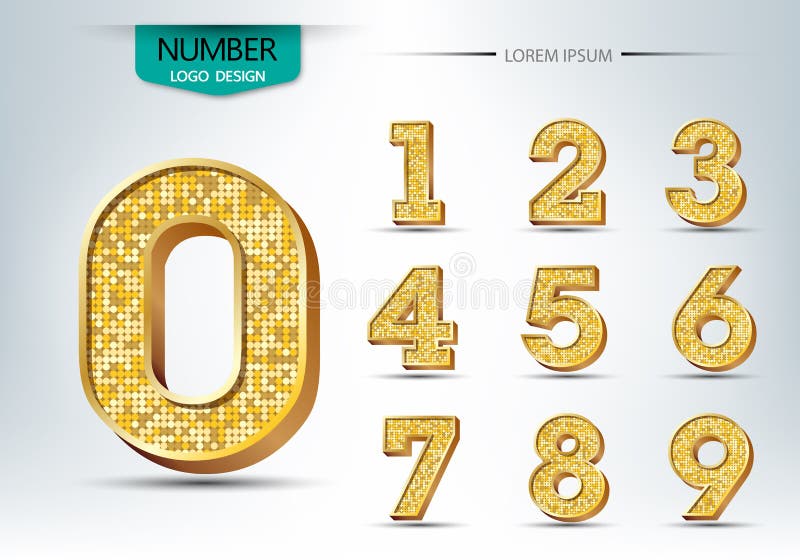 Shiny Numbers Stock Illustrations – 23,965 Shiny Numbers Stock ...