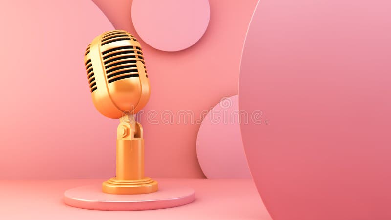 Pink Podcast Studio Stock Illustrations – 195 Pink Podcast Studio Stock ...