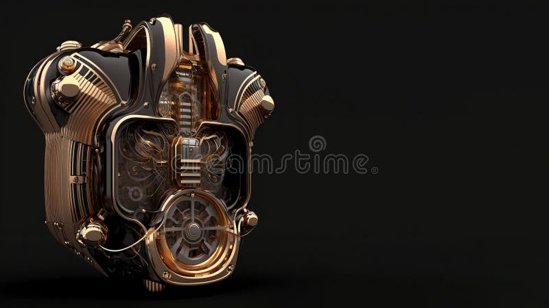 A Golden Model of a Steampunk Engine with a Mechanical Mechanism ...