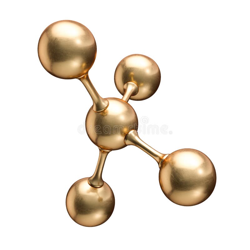Gold Model Molecule Stock Illustrations – 1,115 Gold Model Molecule ...