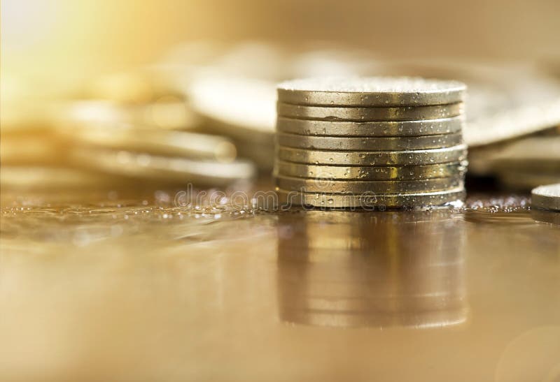 Golden money coins stock photo. Image of golden, coins - 79115068