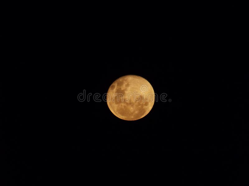 Golden Moon stock image. Image of moon - 96054887