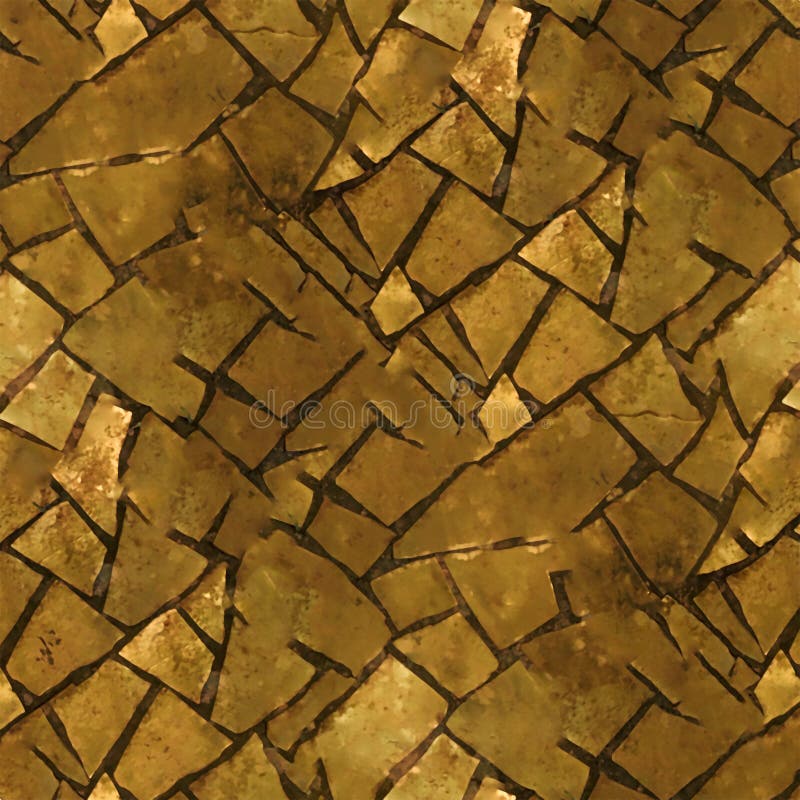Golden Mosaic Texture Background Stock Photo - Image of luxury ...