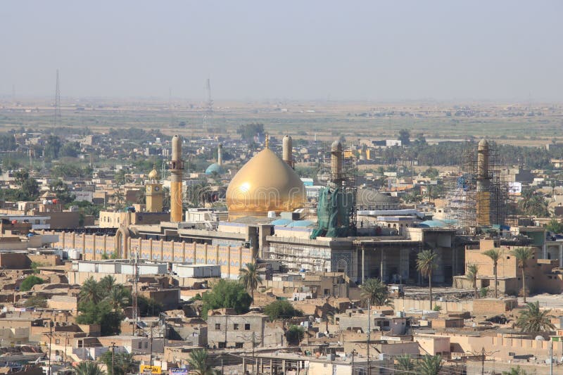 Golden Mosque at the Katara Cultural Village in Doha, Qatar Stock Image ...