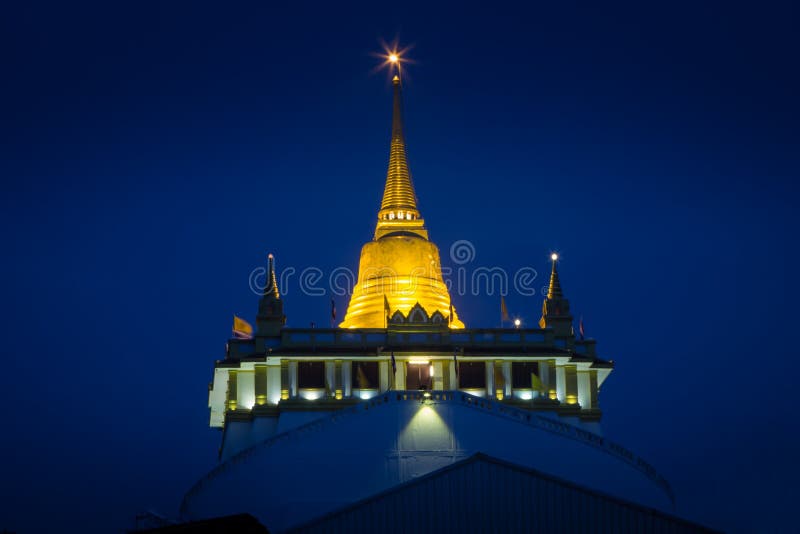 The Golden Mount stock image. Image of culture, asian - 45104873