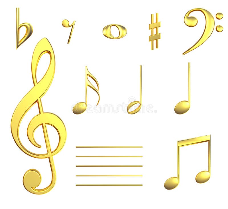 Music notes. stock vector. Illustration of painting, notes - 12213386