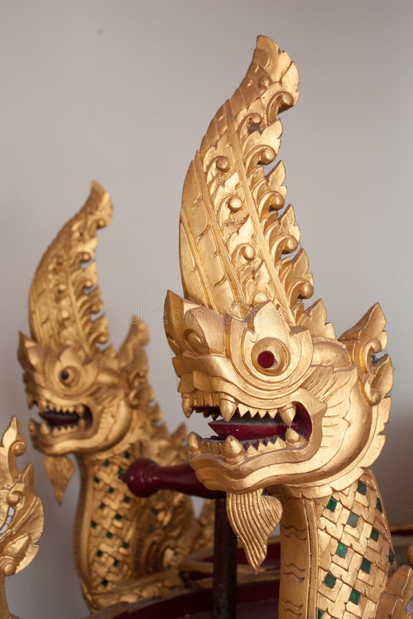 Golden Nagas stock image. Image of nagas, design, asia - 24246269