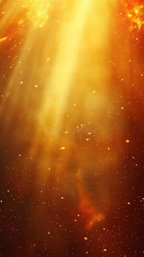 Golden Nebula, Celestial Glow with Shimmering Dust and Radiant Light ...