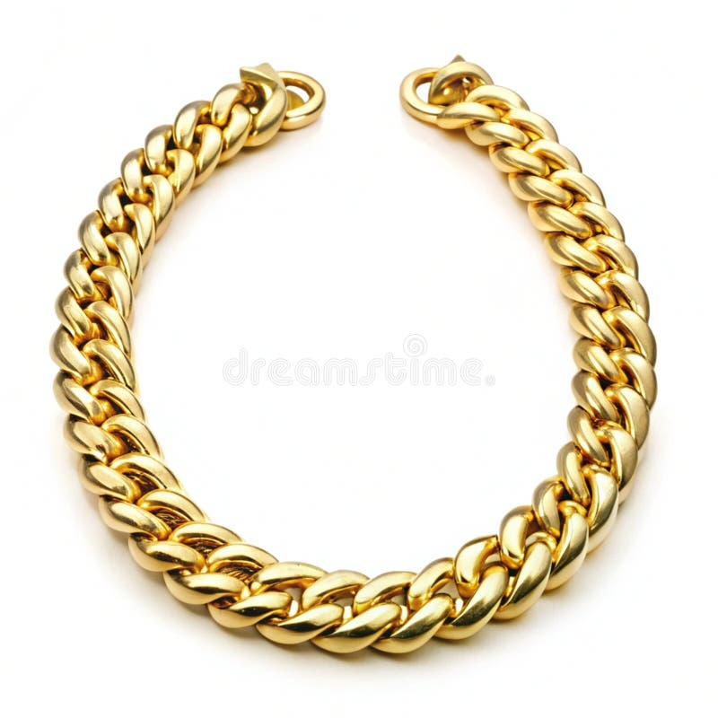 Golden neck chain stock illustration. Illustration of stylish - 360447961