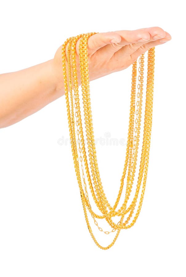 Gold on hand stock image. Image of texture, shine, shape - 27369405