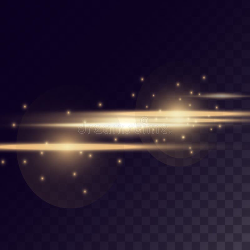 Golden Neon Flash, Explosion of Light with Glitter and Dust on ...