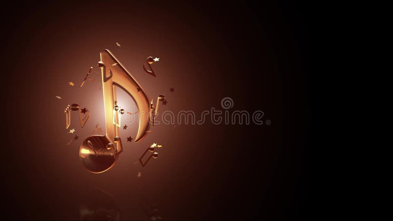 Various Musical Notes Coming Up on the Lines Alpha Channel Included ...