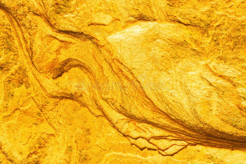 Golden Nugget Surface Texture Close Up Stock Photo - Image of closeup ...