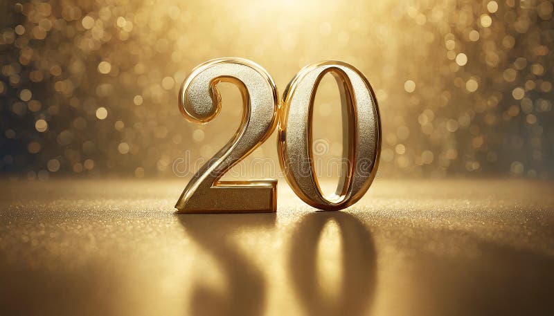 Golden 20 Font Stock Illustrations – 363 Golden 20 Font Stock ...