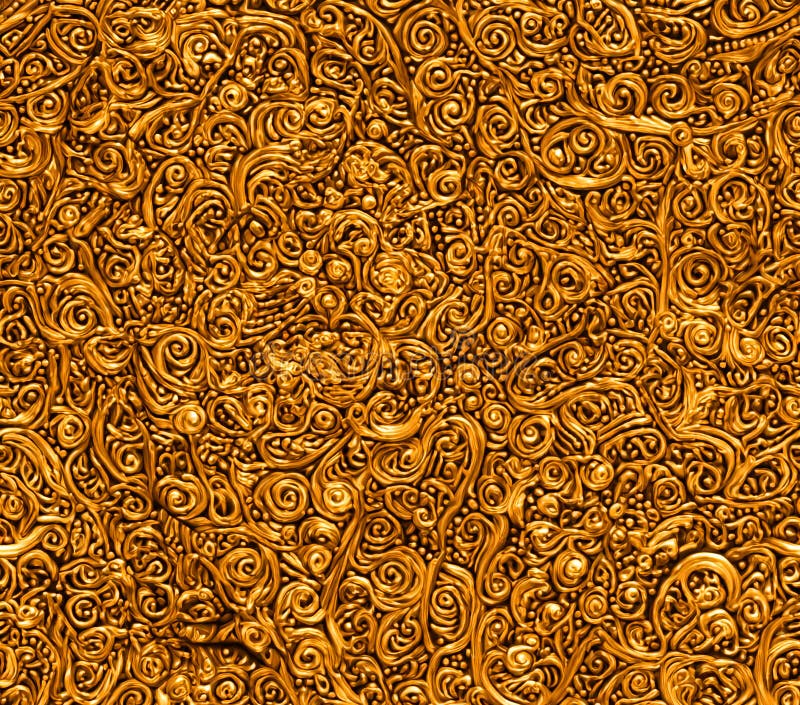 Golden Number Background Seamless Texture of Rich Metallic Digits Stock ...