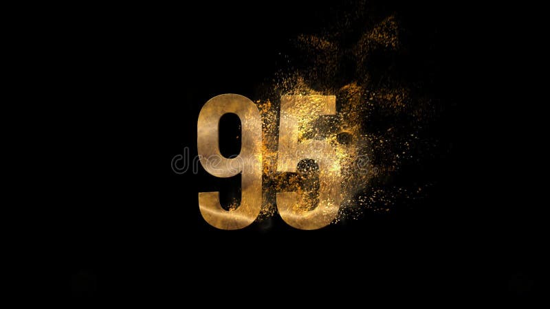 Golden Number 95 from Particles, Numbering, Ninety-five, Golden Numbers ...