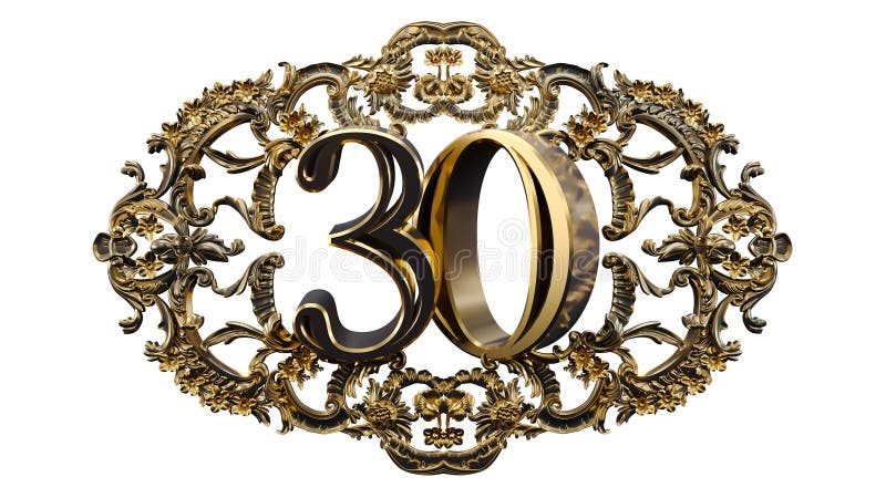 30th Birthday Photo Frame Stock Illustrations – 125 30th Birthday Photo ...