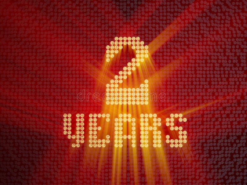 Golden Number Two Years. 3D Render Stock Illustration - Illustration of ...