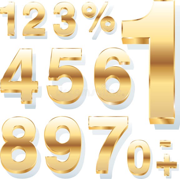 Fancy Numbers Stock Illustrations – 932 Fancy Numbers Stock ...