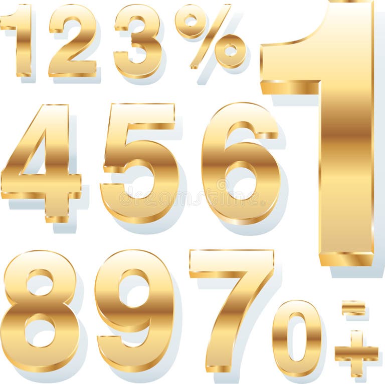 Fancy Numbers Stock Illustrations – 932 Fancy Numbers Stock ...