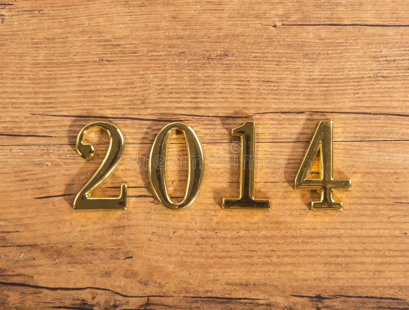 Golden Numbers 2014 Wood Stock Photos - Free & Royalty-Free Stock ...