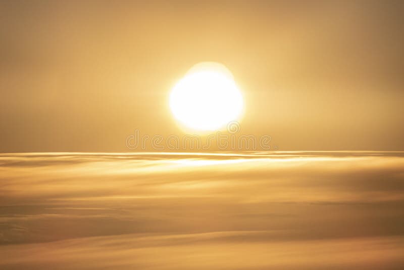 Golden Ocean Wave at Sunset Stock Photo - Image of vibrant, outdoors ...
