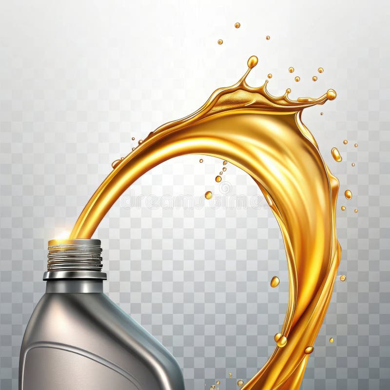Oil Pouring from Container with Splash Effect Stock Photo - Illustration of themes, industrial ...